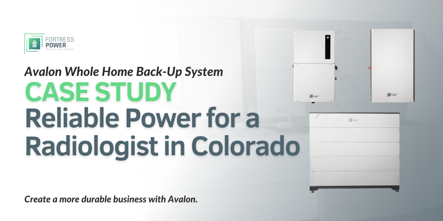 Reliable Backup Power in Colorado with Avalon Energy Storage