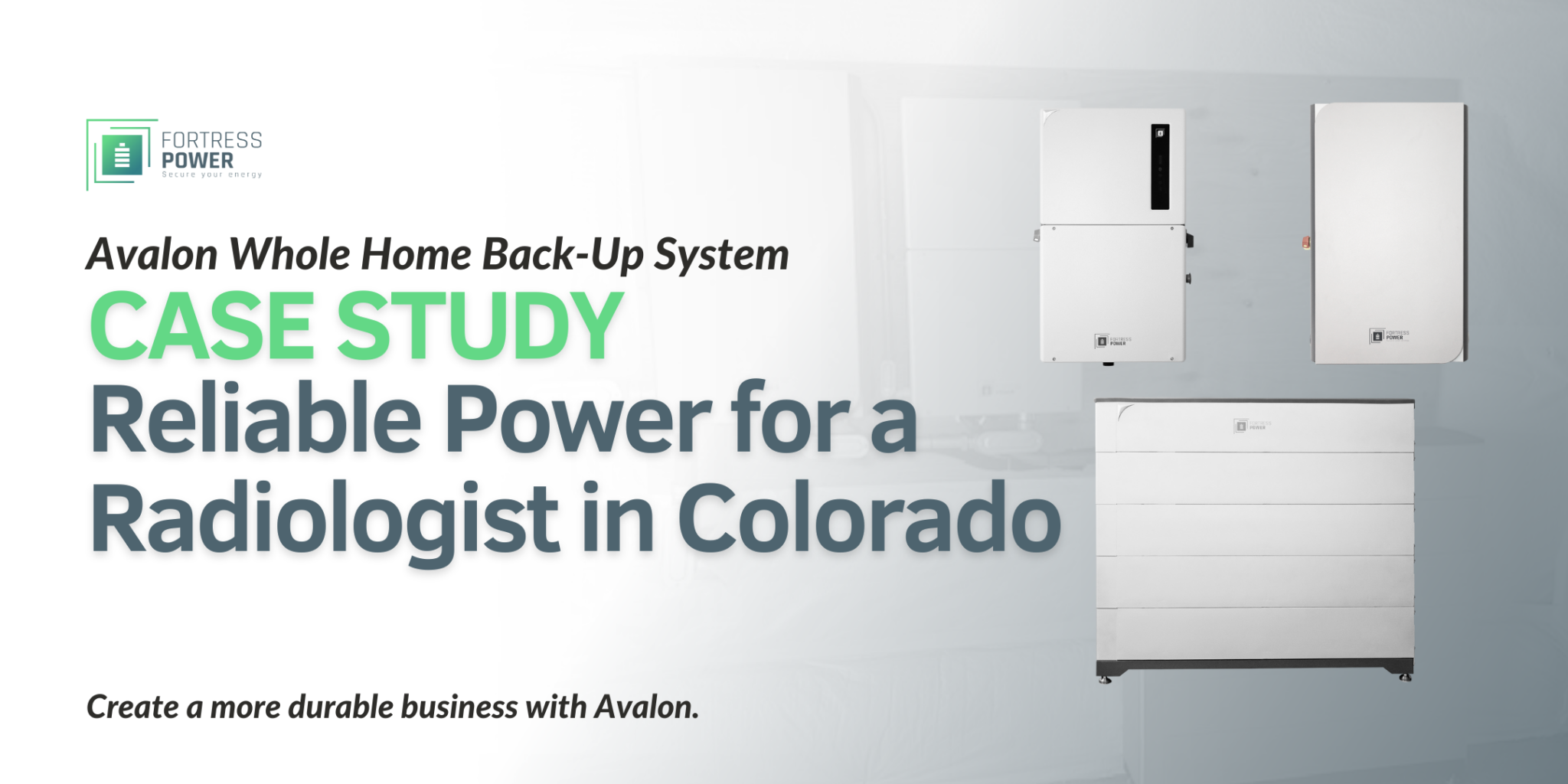 Reliable Backup Power in Colorado with Avalon Energy Storage
